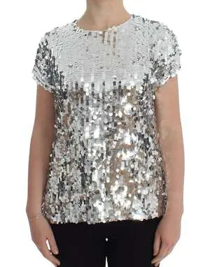 Dolce & Gabbana Sequined Crewneck T-shirt