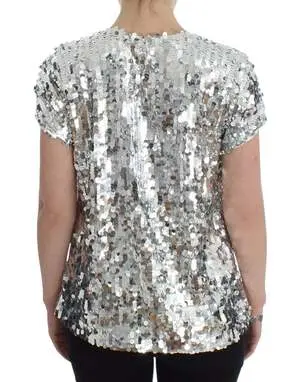 Dolce & Gabbana Sequined Crewneck T-shirt