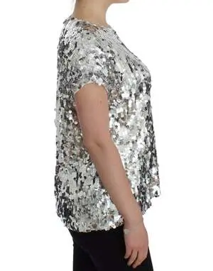 Dolce & Gabbana Sequined Crewneck T-shirt