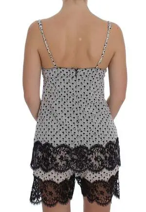 Dolce & Gabbana Silk Lace Babydoll Lingerie Top
