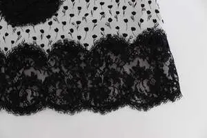 Dolce & Gabbana Silk Lace Babydoll Lingerie Top
