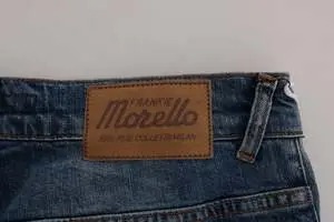 FRANKIE MORELLO Slim Fit Jeans With Ripped Detailing