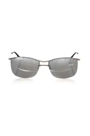FRANKIE MORELLO Metallic Fibre Sunglasses - Silver