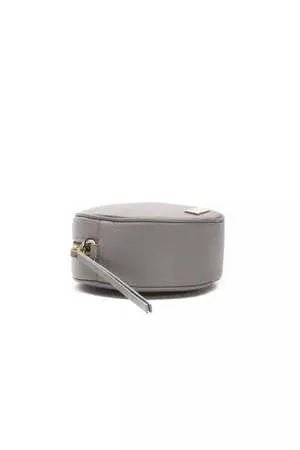 POMPEI DONATELLA Leather Small Oval Crossbody Bag