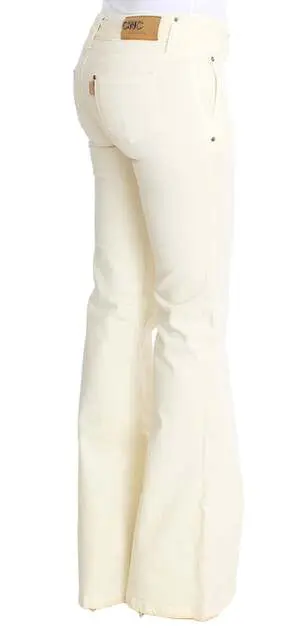 Costume National Cnc Cotton Stretch Flare Jeans