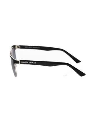 FRANKIE MORELLO Clubmaster Sunglasses With Leather Accents