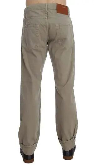 ACHT Cotton Patchwork Straight Jeans
