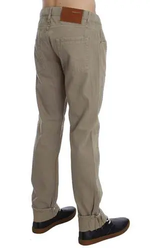 ACHT Cotton Patchwork Straight Jeans