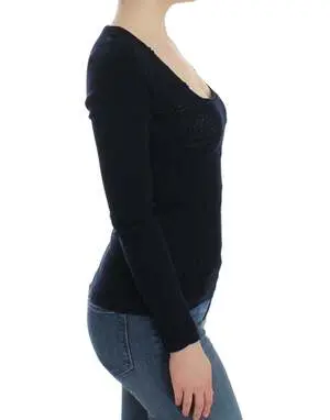 Ermanno Scervino Knitted Wool Blend Sweater