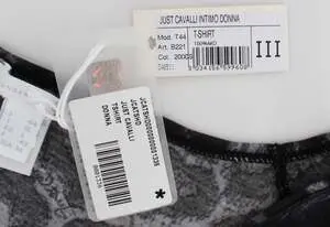 Roberto Cavalli Just Leopard Print Modal T-shirt Blouse
