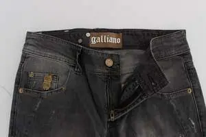 John Galliano Slim Fit Stretch Jeans - Gray
