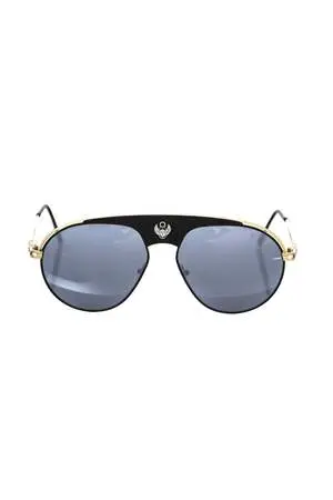 FRANKIE MORELLO Aviator Sunglasses - Black