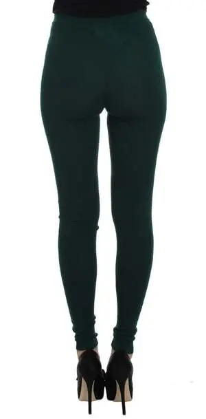 Dolce & Gabbana Cashmere Stretch Tights - Green