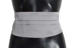 Dolce & Gabbana Silk Waist Cummerbund - Gray