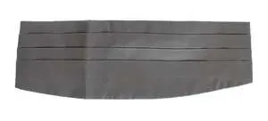 Dolce & Gabbana Silk Waist Cummerbund - Gray