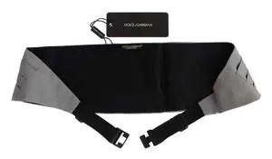 Dolce & Gabbana Silk Waist Cummerbund - Gray