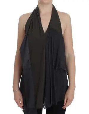 CORA GROPPO Halterneck Blouse Top