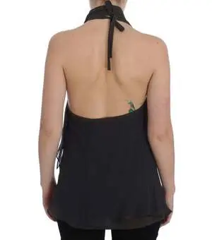 CORA GROPPO Halterneck Blouse Top
