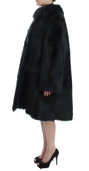 Dolce & Gabbana Goatskin Fur Shearling Long Jacket