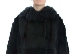 Dolce & Gabbana Goatskin Fur Shearling Long Jacket