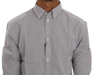 FRANKIE MORELLO White Check Casual Cotton Regular Fit Shirt