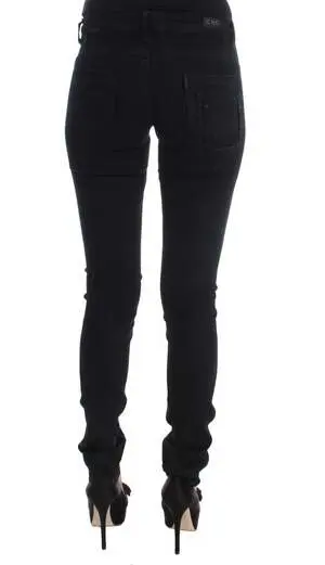 Costume National Slim Fit Cotton Jeans