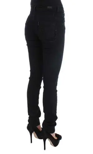 Costume National Slim Fit Cotton Jeans