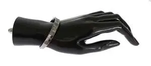 NIALAYA JEWELRY Sterling Gray Rhodium Bangle Bracelet