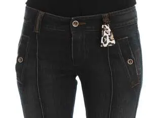Ermanno Scervino Slim Fit Cotton Jeans - Blue