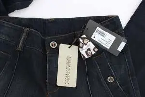 Ermanno Scervino Slim Fit Cotton Jeans - Blue
