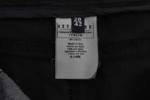 Costume National Cotton Capri Cropped Jeans - Black