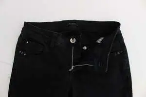 Costume National Slim Fit Cotton Jeans - Black