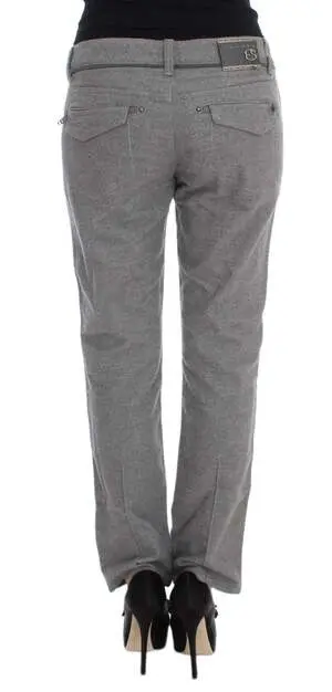 Ermanno Scervino Cotton Straight Fit Casual Trousers