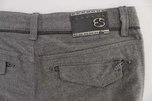 Ermanno Scervino Cotton Straight Fit Casual Trousers