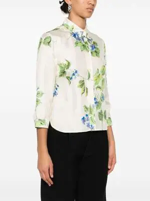 Prada Floral-print Shirt - Talco