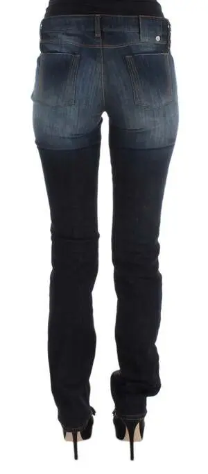 Costume National Slim Fit Bootcut Jeans