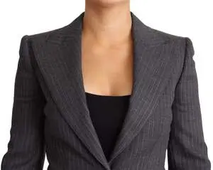 Dolce & Gabbana Single-breasted Wool Blazer - Gray