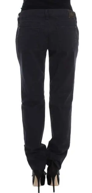 Ermanno Scervino Cotton Blend Casual Fit Trousers