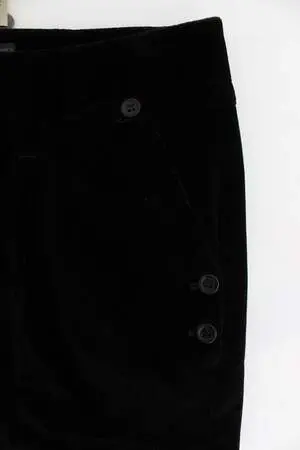 Ermanno Scervino Velvet Cotton Straight Leg Trousers