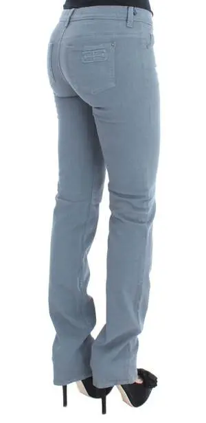 Ermanno Scervino Cotton-blend Bootcut Jeans - Blue