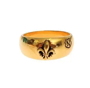 NIALAYA JEWELRY Gold Plated Sterling Ring - Silver