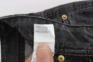 John Galliano Wash Cotton Torn Straight Fit Jeans