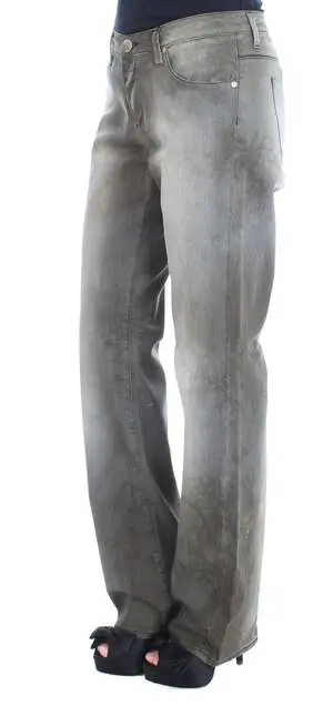 Ermanno Scervino Cotton Blend Loose Fit Boyfriend Jeans