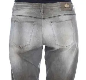 Ermanno Scervino Cotton Blend Loose Fit Boyfriend Jeans