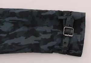 Dolce & Gabbana Camouflage Print Trench Coat
