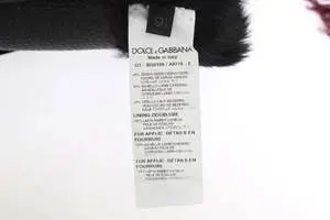 Dolce & Gabbana Leather Shearling Gloves