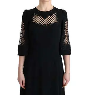 Dolce & Gabbana Stretch Shift Maxi Dress