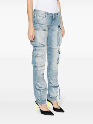 Attico Essie Cargo Jeans - Denim