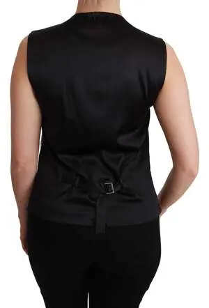 Dolce & Gabbana Brocade Sleeveless Top - Silver