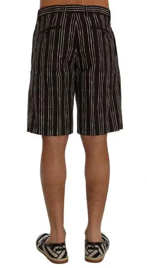 Dolce & Gabbana Striped Casual Shorts